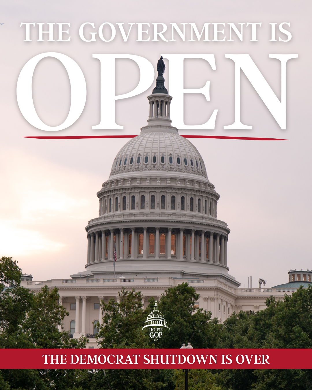 House GOP Leadership Statement on Passage of Government Funding Bill to ...
